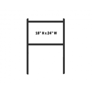 Metal Frame - for 18x24" Yard Sign